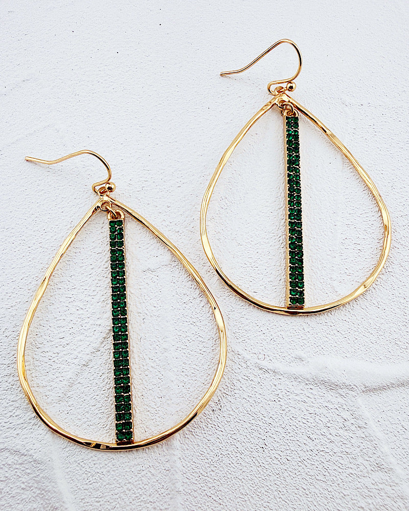 DeeDee Emerald Teardrops – Sisters Boutique & Gifts, Inc.