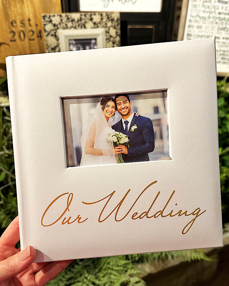 Our Wedding Gold Photo Album | Sisters Boutique & Gifts, Inc.